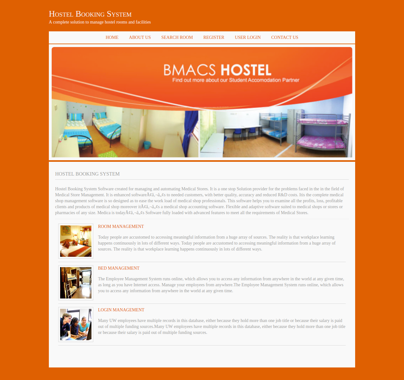 Hostel Booking System Dbms Java And Mysql Mini Project Source Code Database Report Freeprojectz