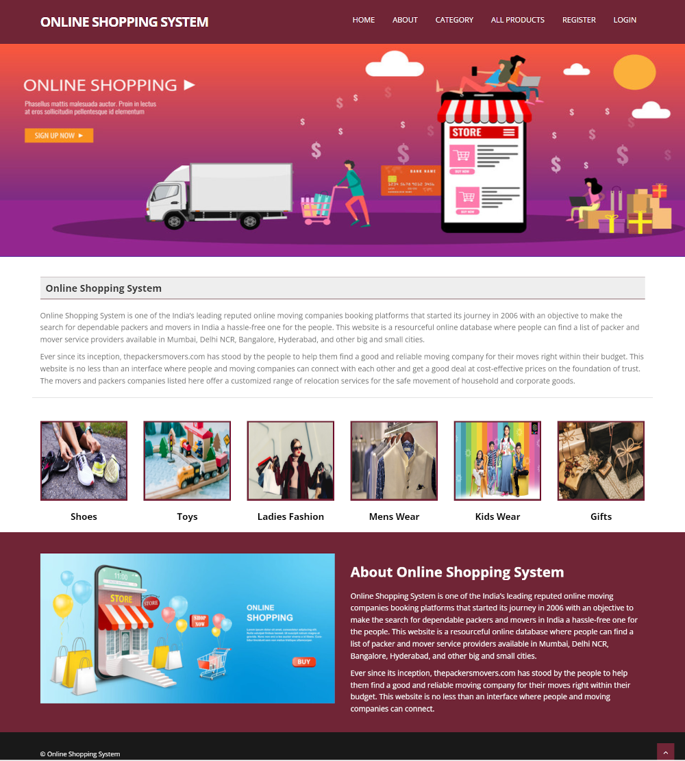 Nodejs Mysql Online Shopping System Free Source Code Documentation